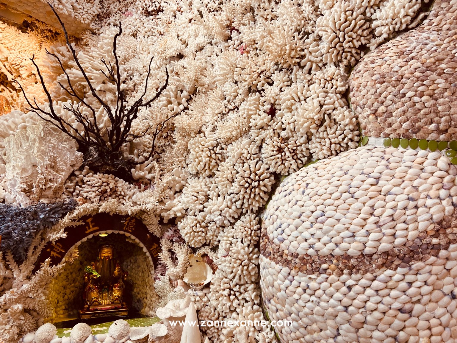 Dingshan Shell Temple | Unique Sea Shell Temple in Taiwan | Zanne Xanne ...